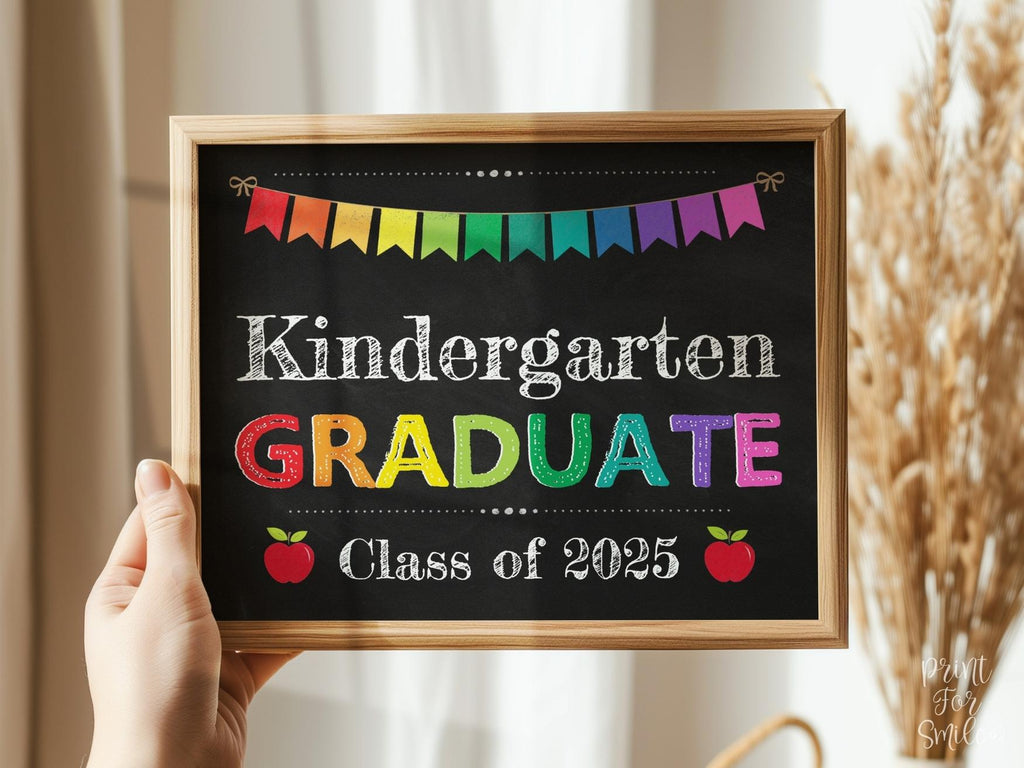 PRINTABLE Kindergarten Graduate Sign, Graduation, Last Day Of Kinderga
