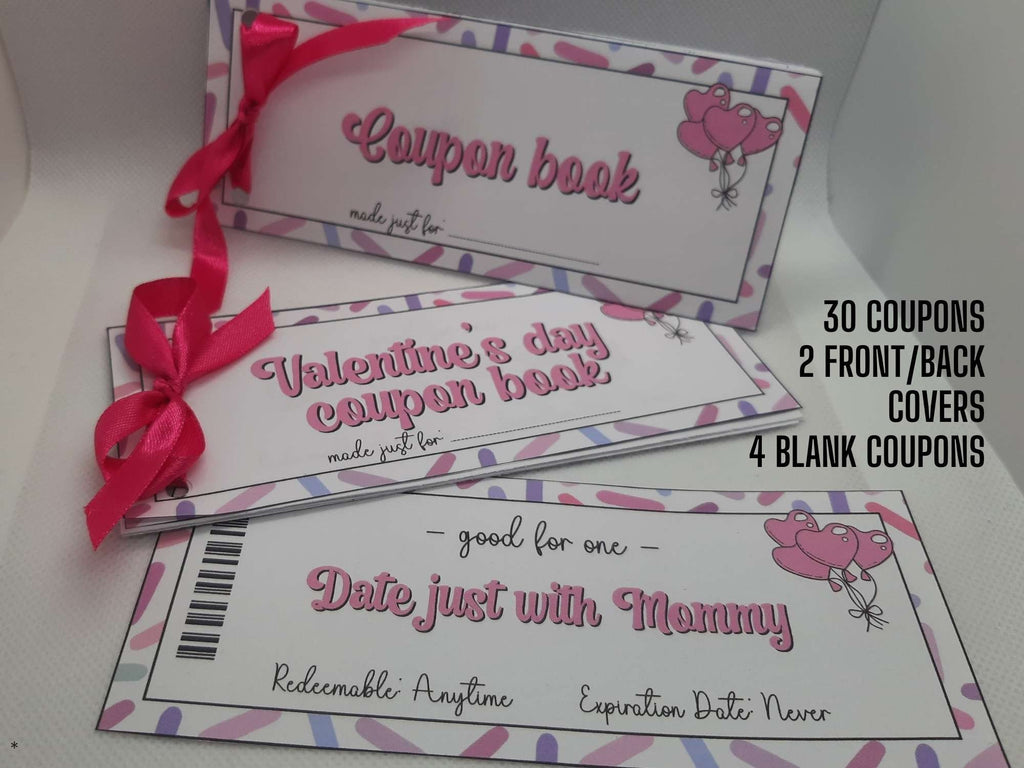PRINTABLE Valentine's Day Coupon Book For Kids