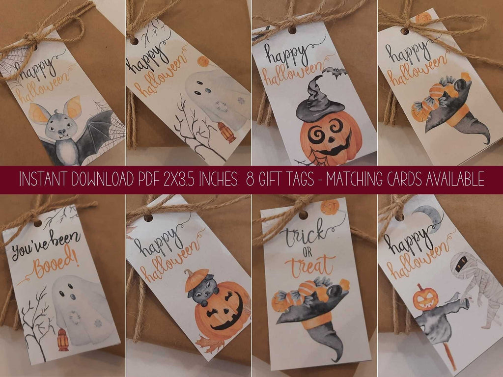 Halloween Gift Tags PRINTABLE