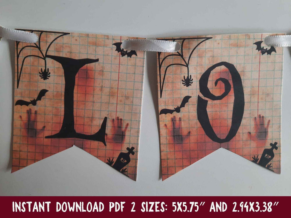 Happy Halloween Banner Printable