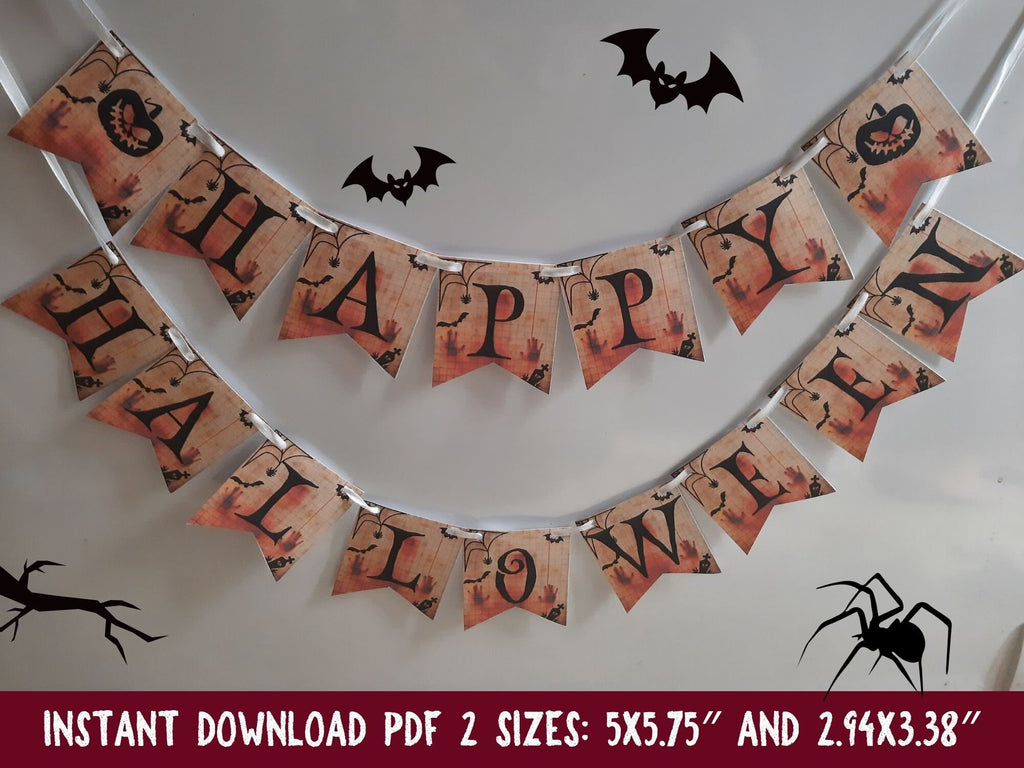 Happy Halloween Banner Printable