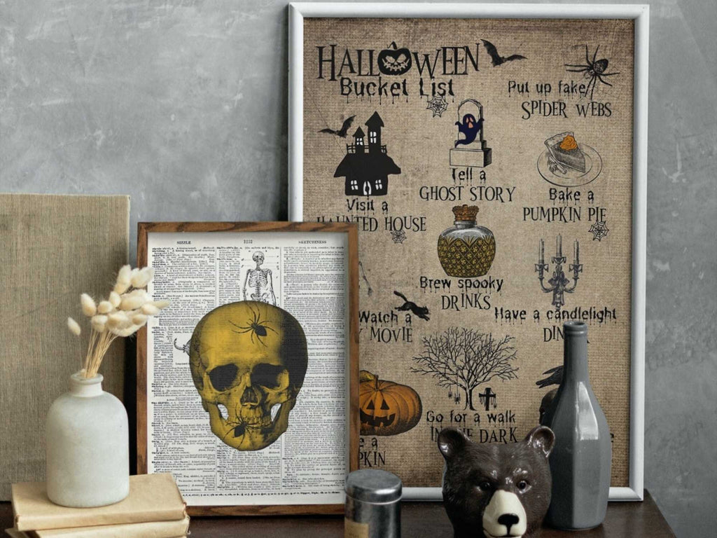 Halloween PRINTABLE Decor Sign Print Poster