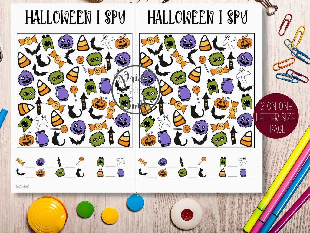 Halloween I Spy PRINTABLE