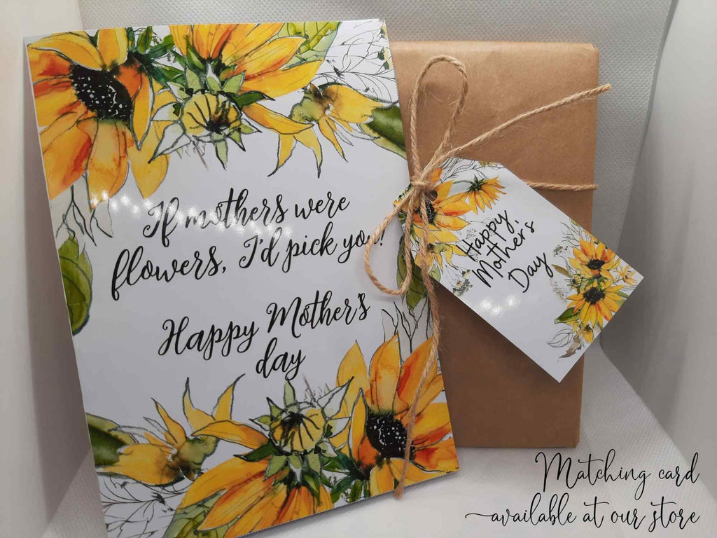 Printable Mother's Day Gift Tag Sunflower