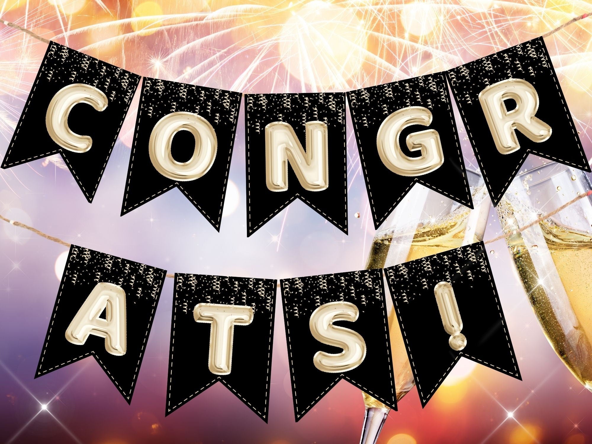 Congratulations Banner Printable Graduation