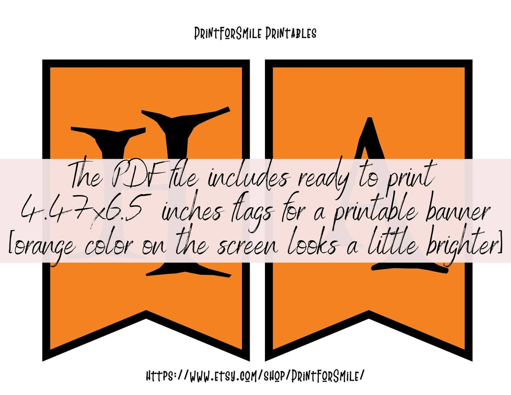 Printable Happy Halloween Banner